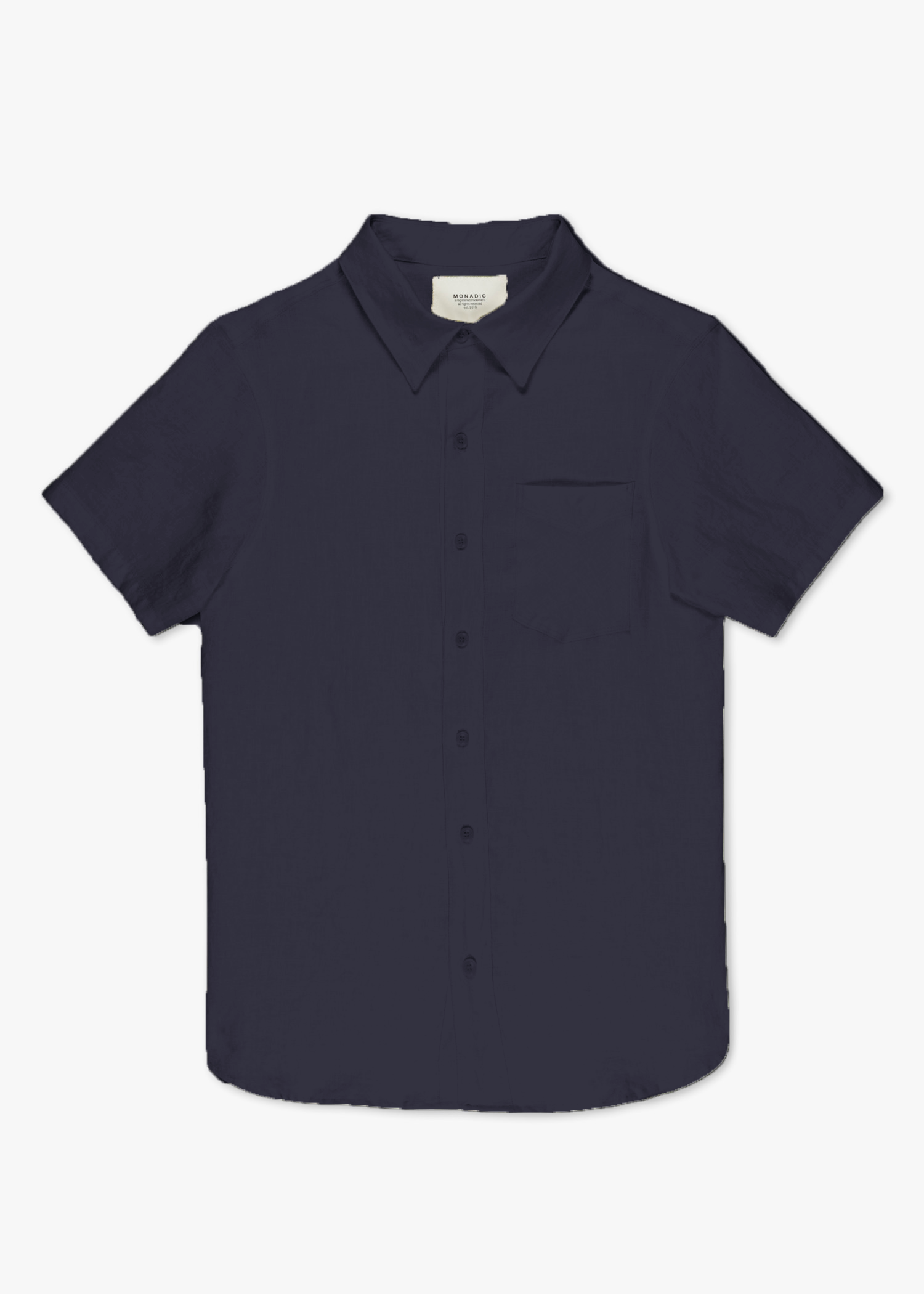 Fillmore SS Navy Linen – MONADIC